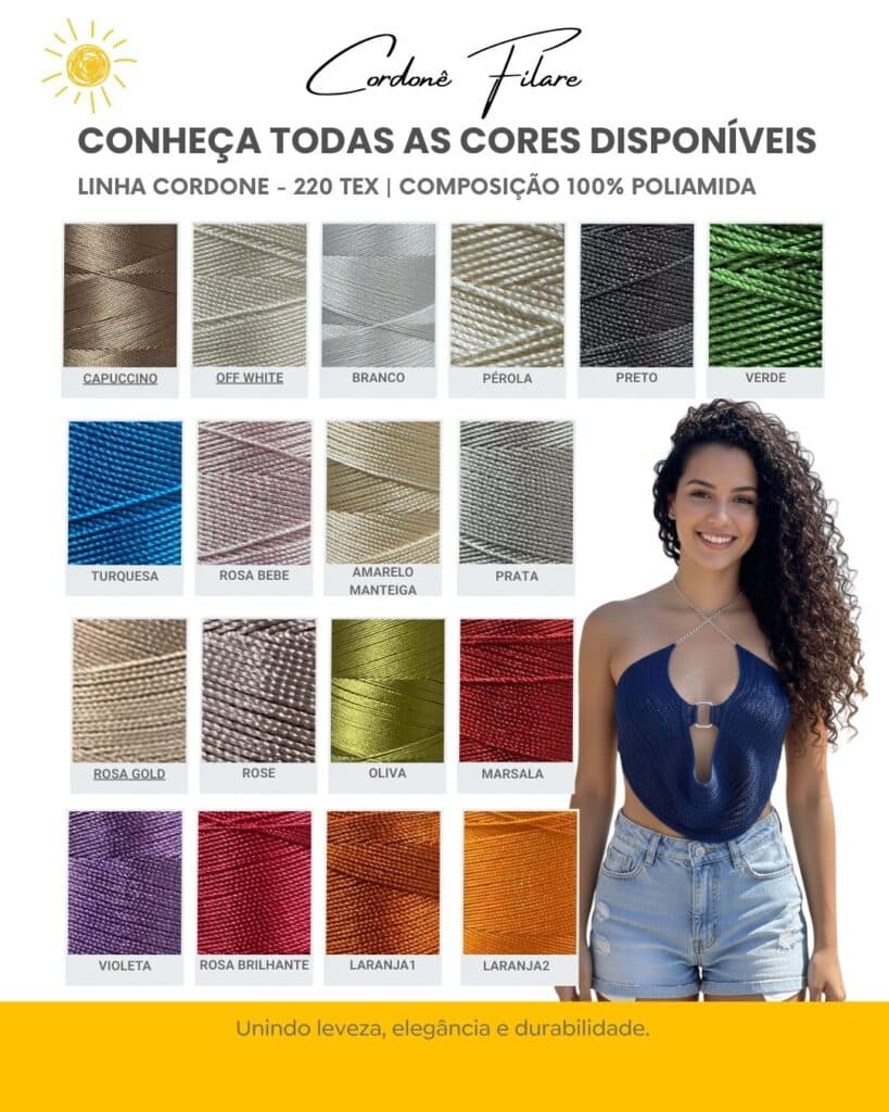 Catálogo de cores: Encontre o tom perfeito para sua peça de crochê ...